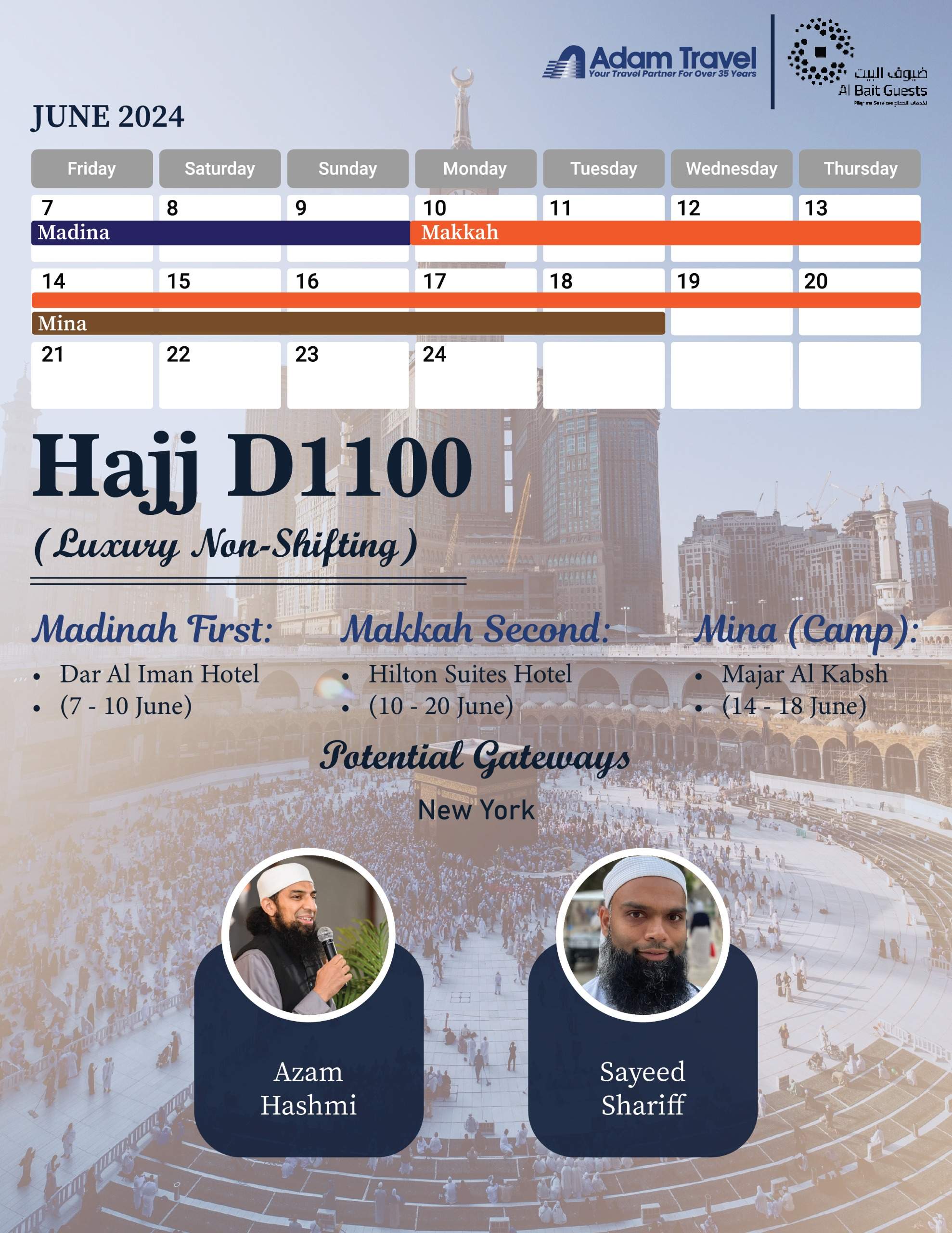 Hajj 2024 – Adam Travel